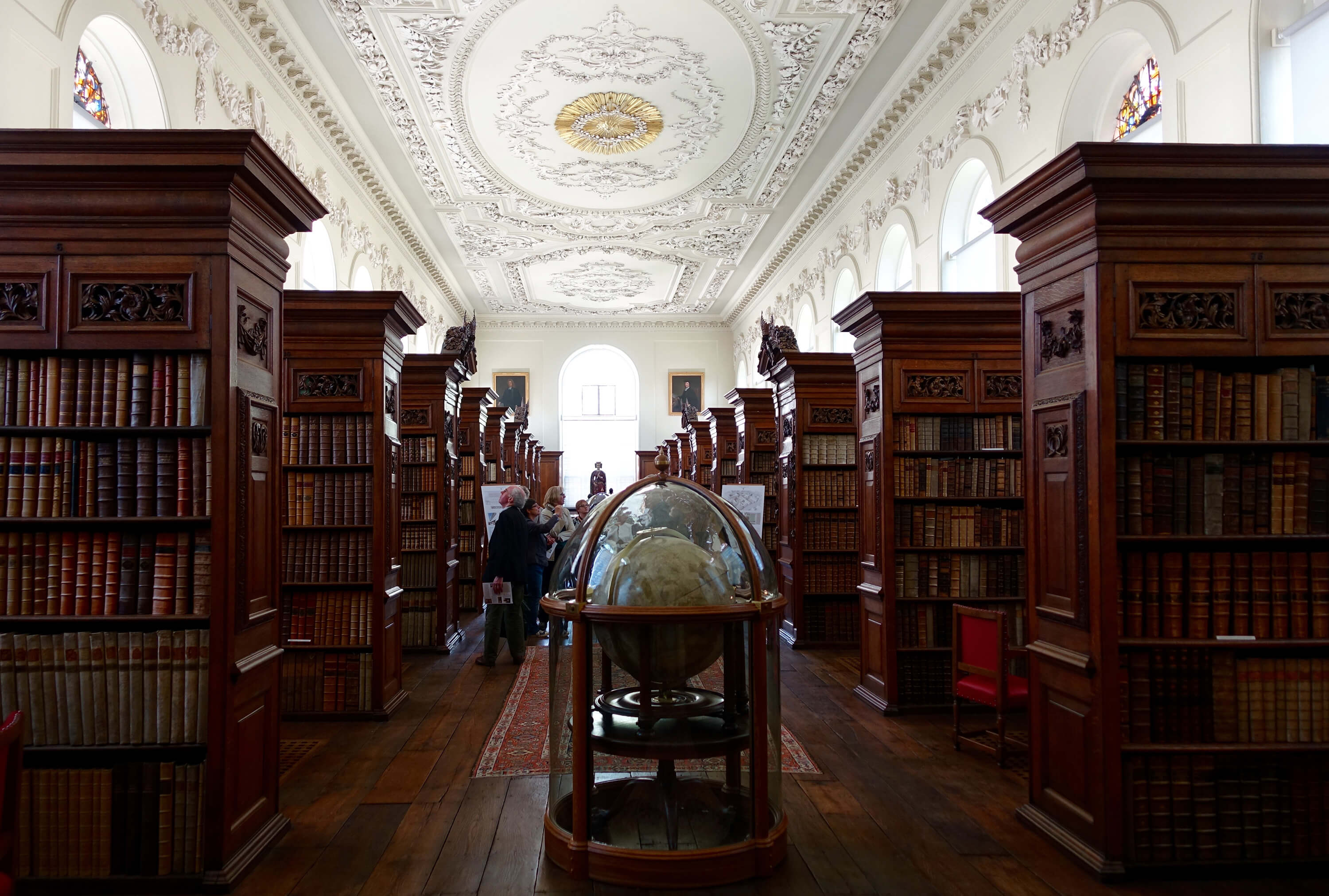 Queen’s College Library, Oxford University, Oxford, UK