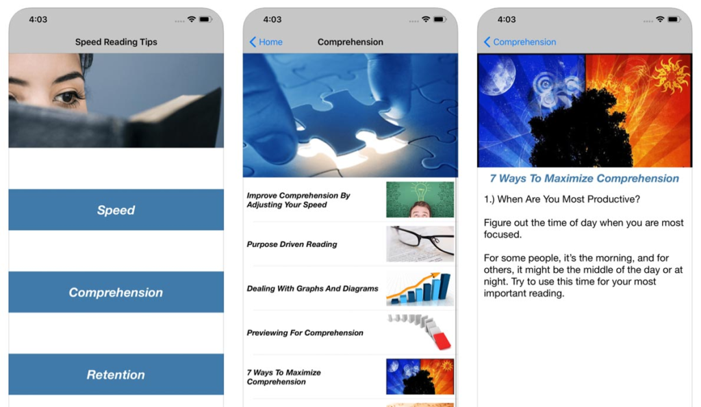 How to Speed Read on iPhone (17 Best Apps) - Iris Reading