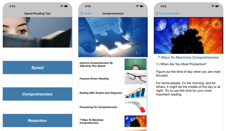 How to Speed Read on iPhone (17 Best Apps) - Iris Reading